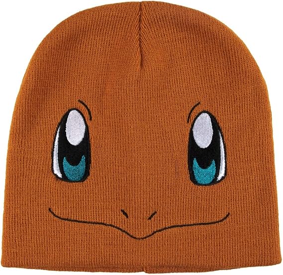 Amazon.com: Bioworld Pokemon Charmander Embroidered Beanie Cap Hat One ...
