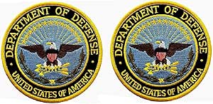 Amazon.com: Military Department of Defense DOD Patch 2PC Bundle Set - 4 ...