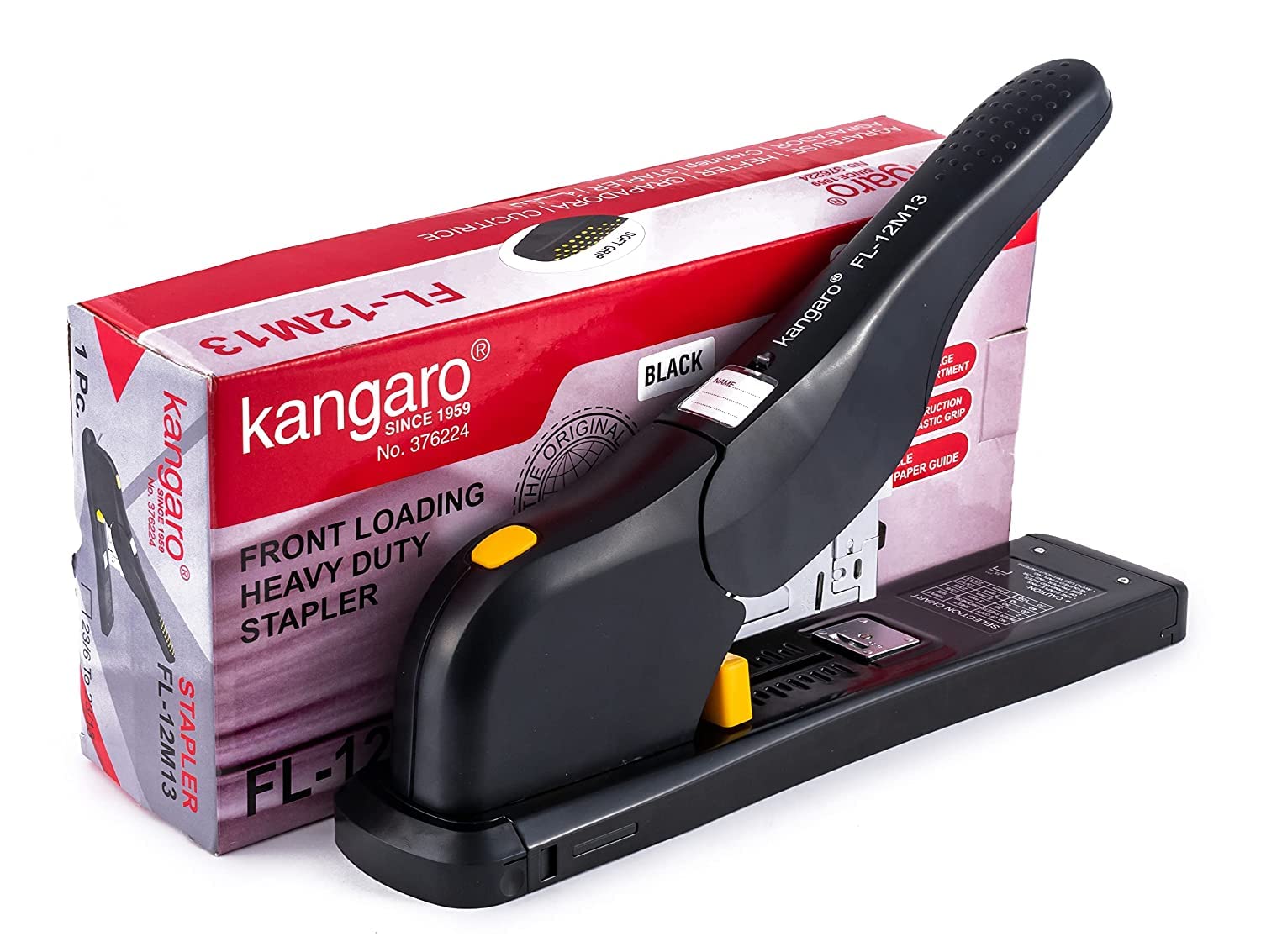 Kangaro Heavy Duty Stapler FL-12M13(Col. May Vary Black/White) : Amazon ...