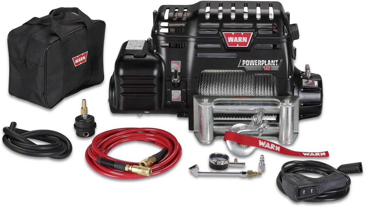 Warn 91801 PowerPlant 12 Air Compressor and Winch, Winches - Amazon Canada