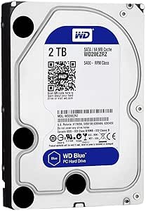 Amazon.com: Western Digital 2TB WD Blue PC Internal Hard Drive - 5400 RPM Class, SATA 6 Gb/s, 64 ...