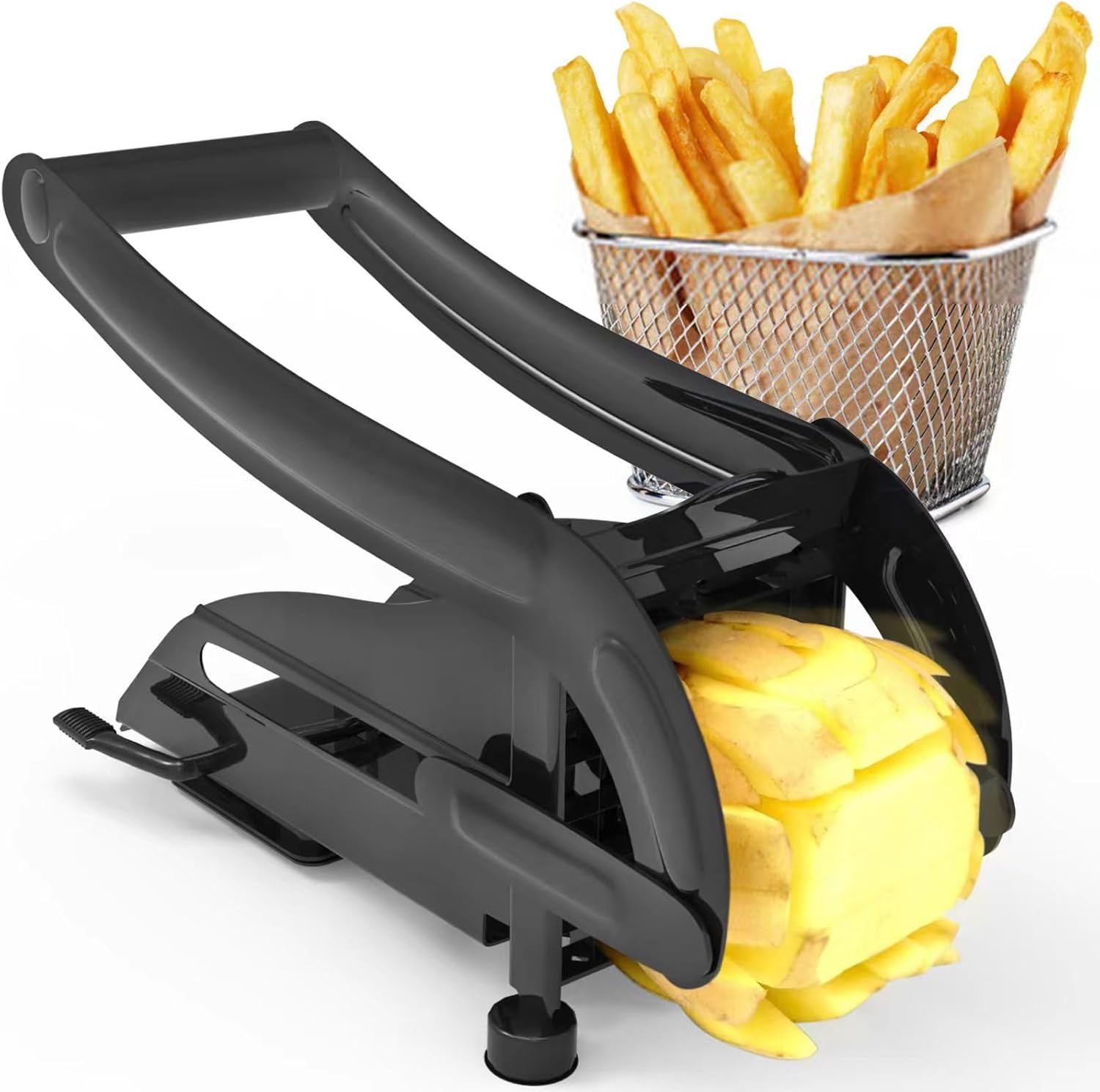Amazon.com: French Fry Cutter, Professional Potato Cutter Stainless ...