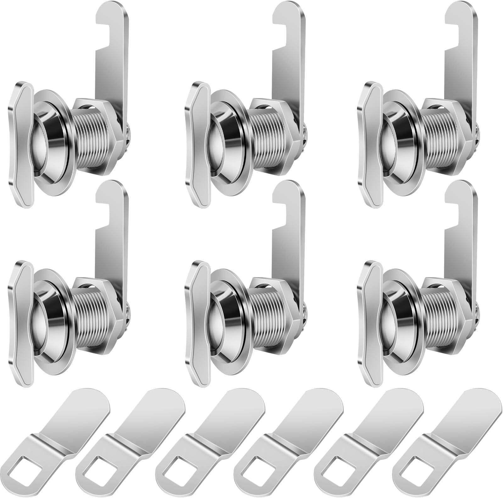 2 Pcs Cabinet Lock 16 mm Cupboard Locks with Key Security Mailbox Lock ...