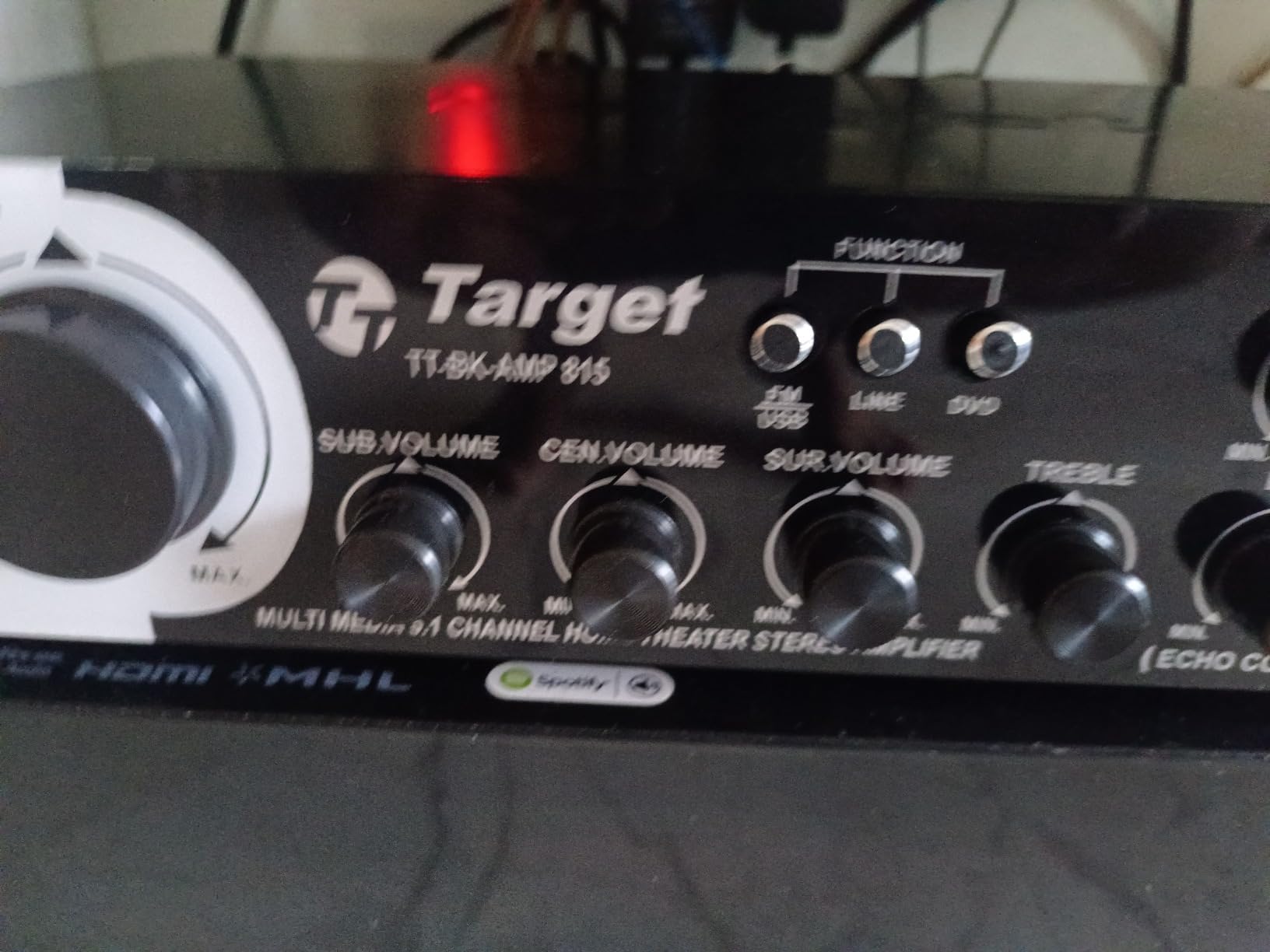 TARGET TT-BK-AMP 815 Amplifier Rms 250 Watts Karaoke 5.1 Channel ...