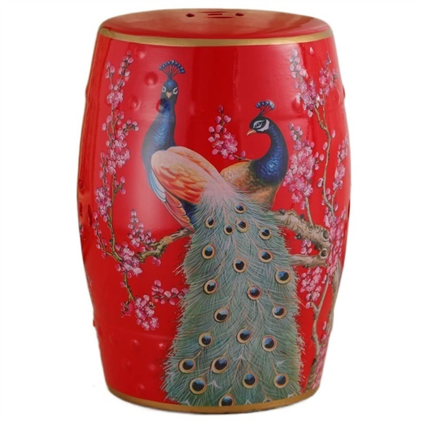 Blood Red Ceramic Garden Seats Red Garden Seating And Garden Furniture