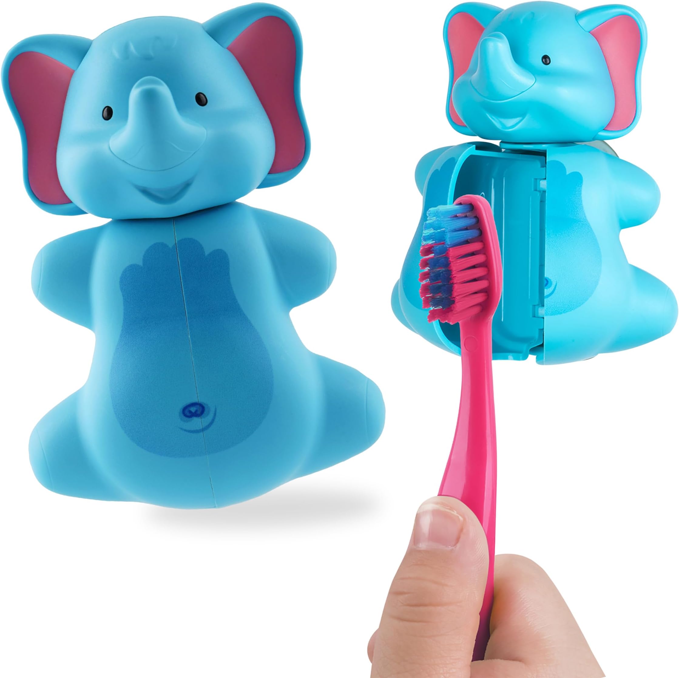 Amazon.com: Flipper Fun Animal Elephant Toothbrush Cover – Kids ...