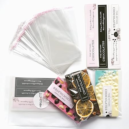 Amazon.com: Chocolate Candy Bar Packaging Wrappers 190PCS SET With ...