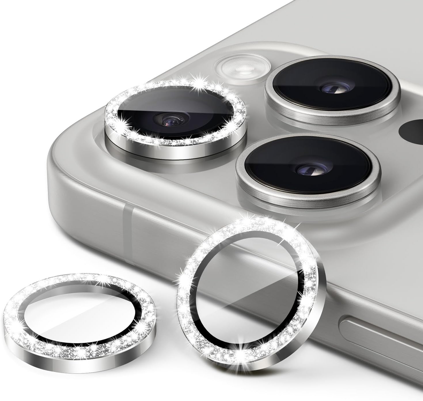 JETech Camera Lens Protector for iPhone 15 Pro 6.1-Inch and iPhone 15 ...