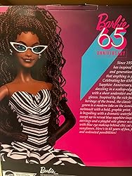 Amazon.com: Barbie Signature Doll, 65th Anniversary Collectible with ...