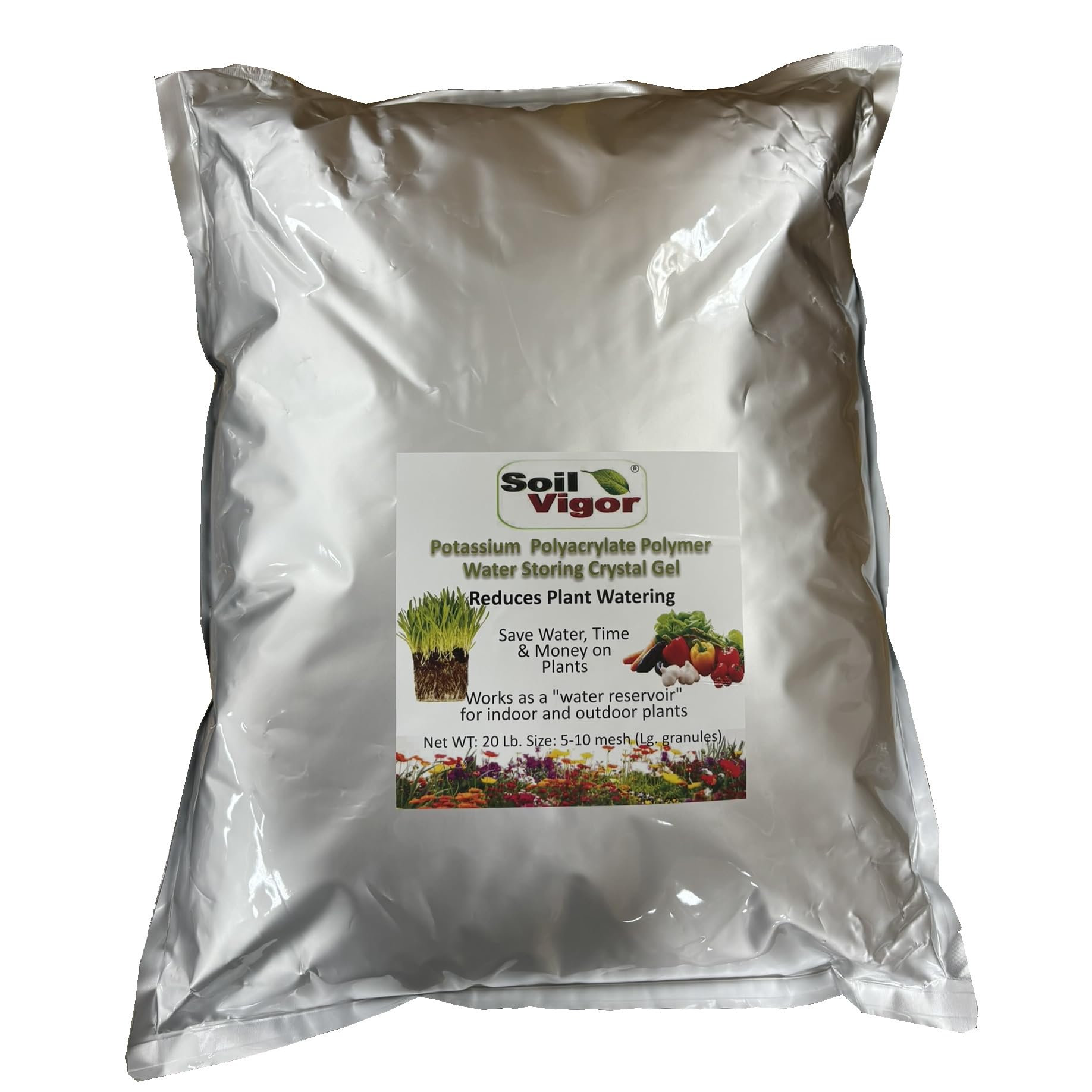 Amazon.com : 25LBS Medium Water absorbing crystal,polymer, soil moist ...
