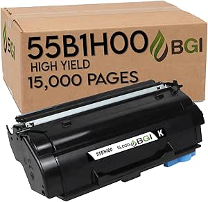Amazon.com: 55B1H00 Toner Cartridge BGI Compatible Replacement for ...