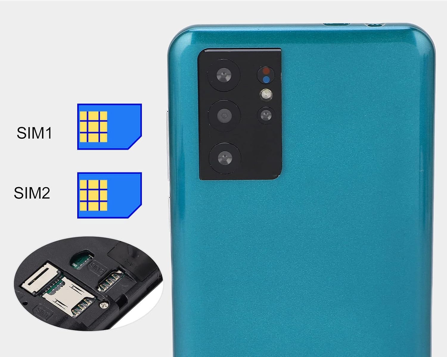 Diydeg 2G/3G Unlocked Smartphone for Android 11, Dual SIM Unlocked Cell Phone with 5.0in Screen ...