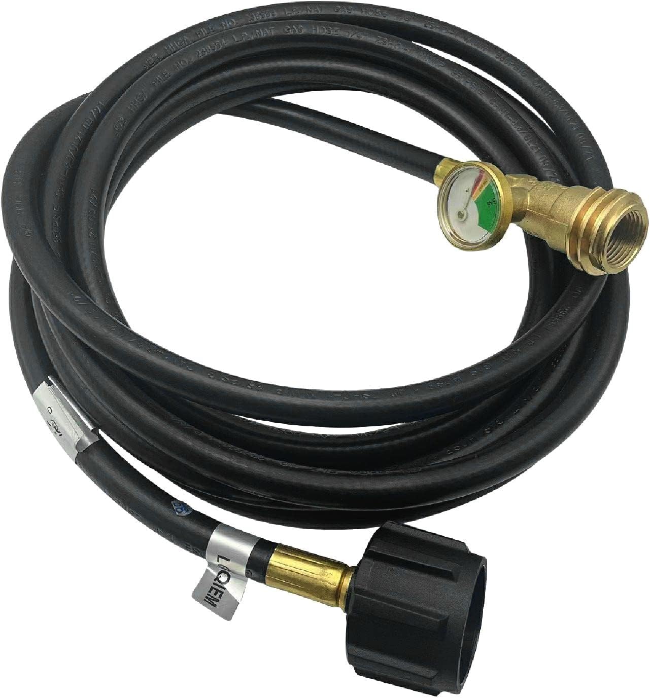 Amazon.com : 15FT Propane Adapter Hose with Gauge, Propane extension ...