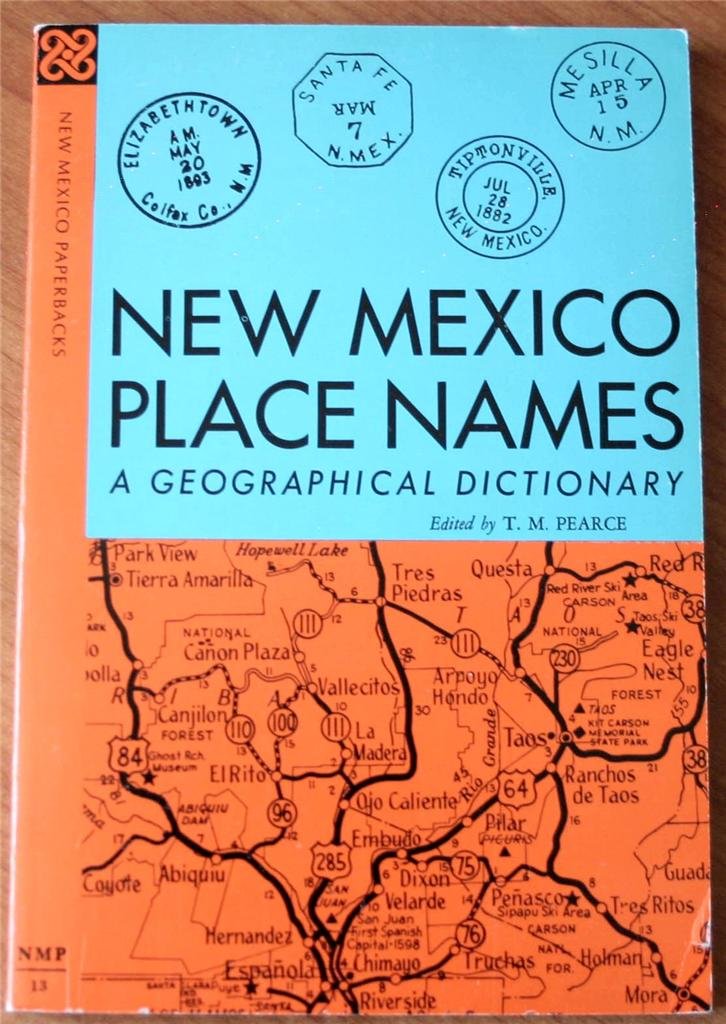 Amazon | New Mexico Place Names | Pearce, T. M. | Dictionaries & Thesauri
