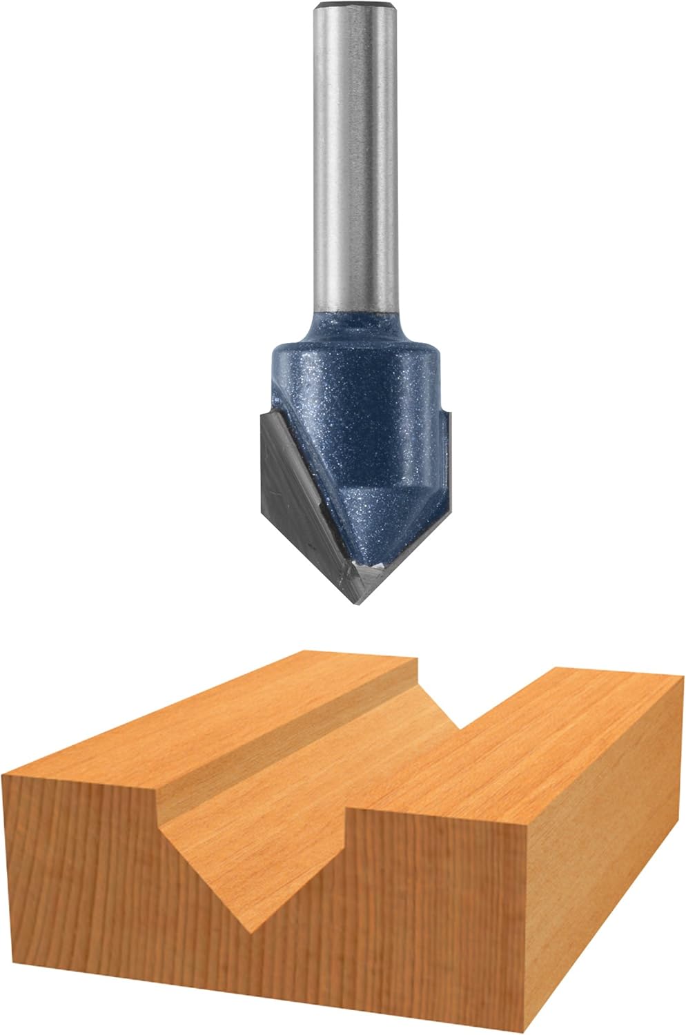Bosch 84300M 90 degree x 3/8 In. Carbide Tipped V-Groove Bit - V ...