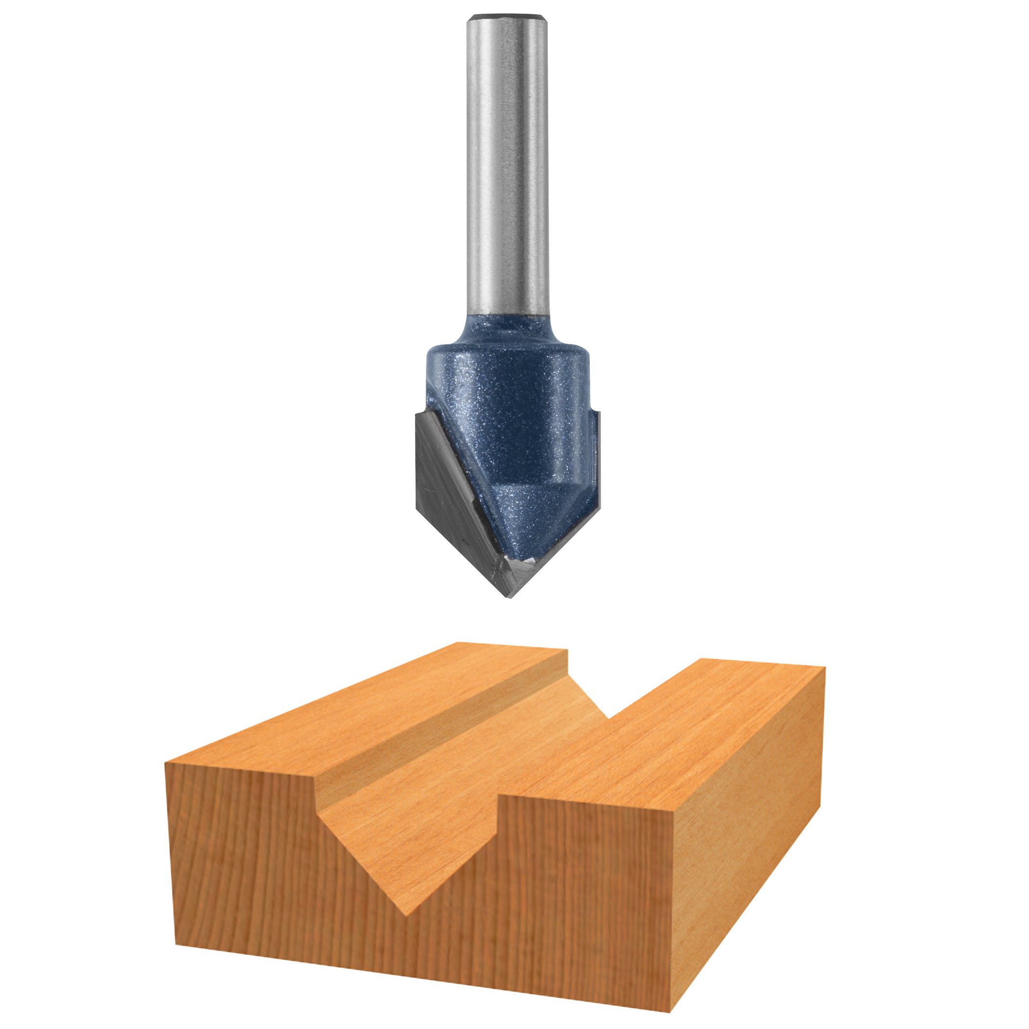 Bosch 84300M 90 degree x 3/8 In. Carbide Tipped V-Groove Bit for sale ...