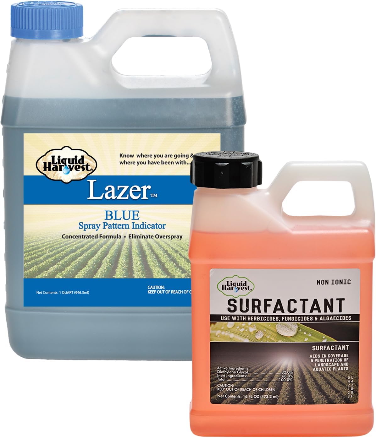 Amazon.com : Lazer Blue 32 Ounces- Concentrated Spray Pattern Indicator ...