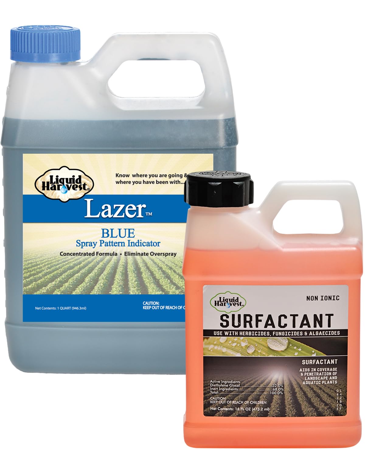 Amazon.com : Lazer Blue 32 Ounces- Concentrated Spray Pattern Indicator ...