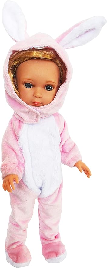 Amazon.com: Cute Bunny Costume Fits 14 Inch Dolls : Toys & Games