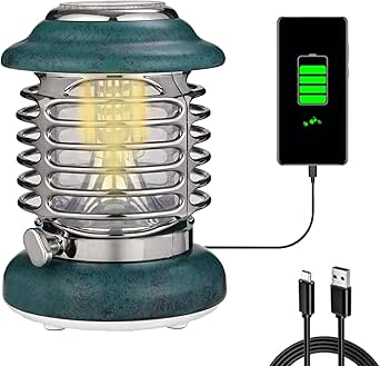 Amazon.com: Desgmomy Rechargeable White/Yellow LED Camping Lantern ...