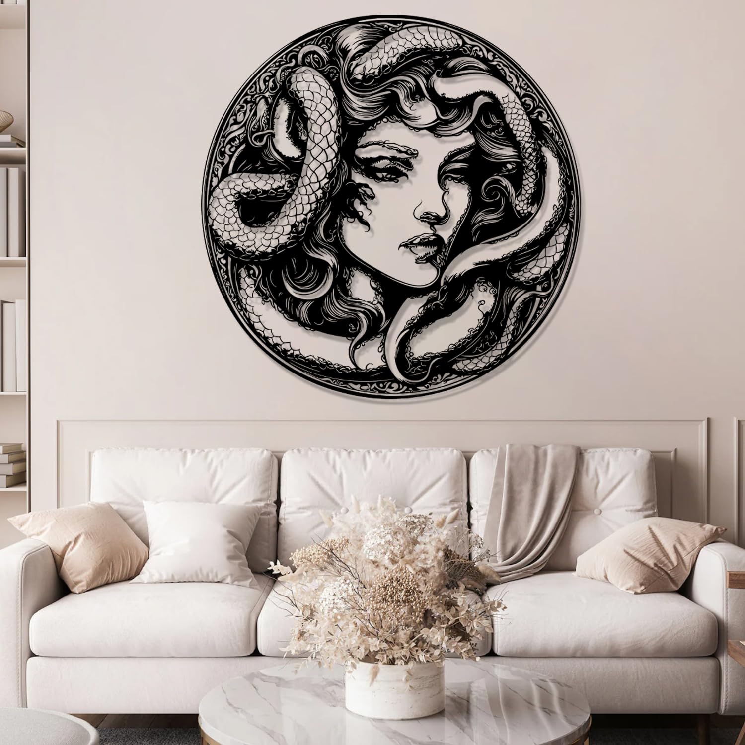Medusa Sculpture For Living Room