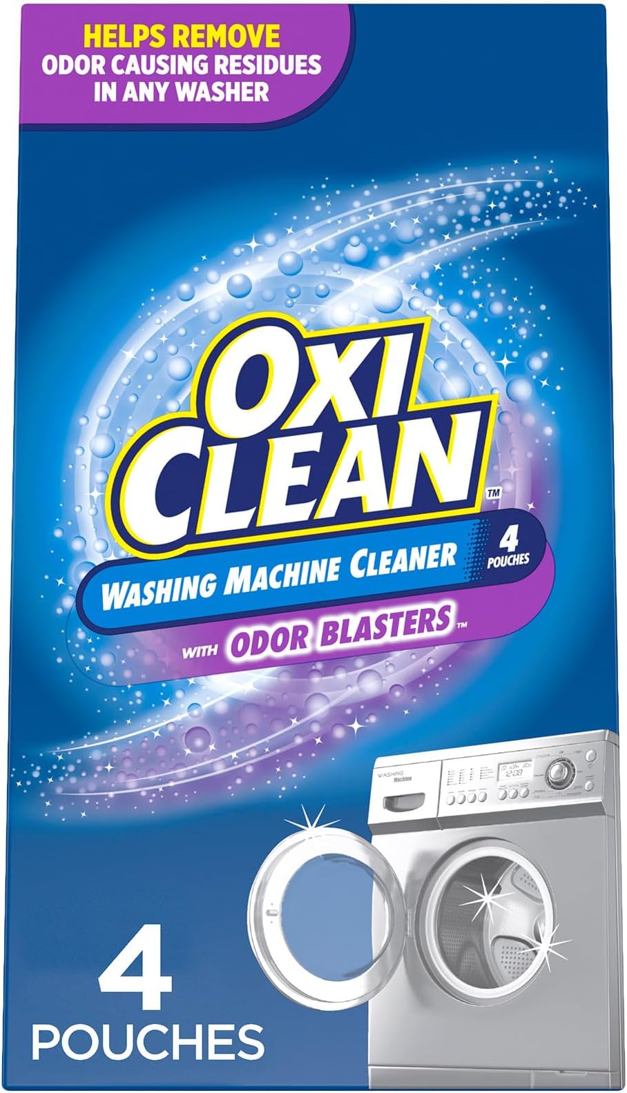 Amazon.com: OxiClean Washing Machine Cleaner with Odor Blasters, 4 ...
