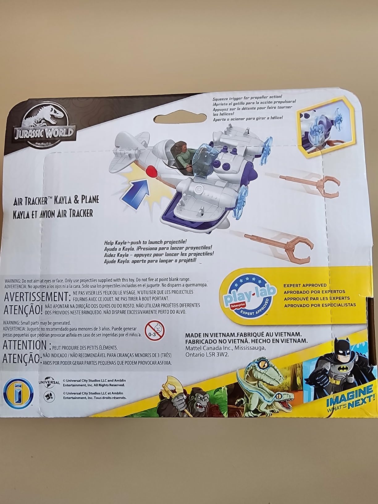 Amazon.com: Fisher-Price Imaginext Jurassic World Dominion Kayla Watts ...
