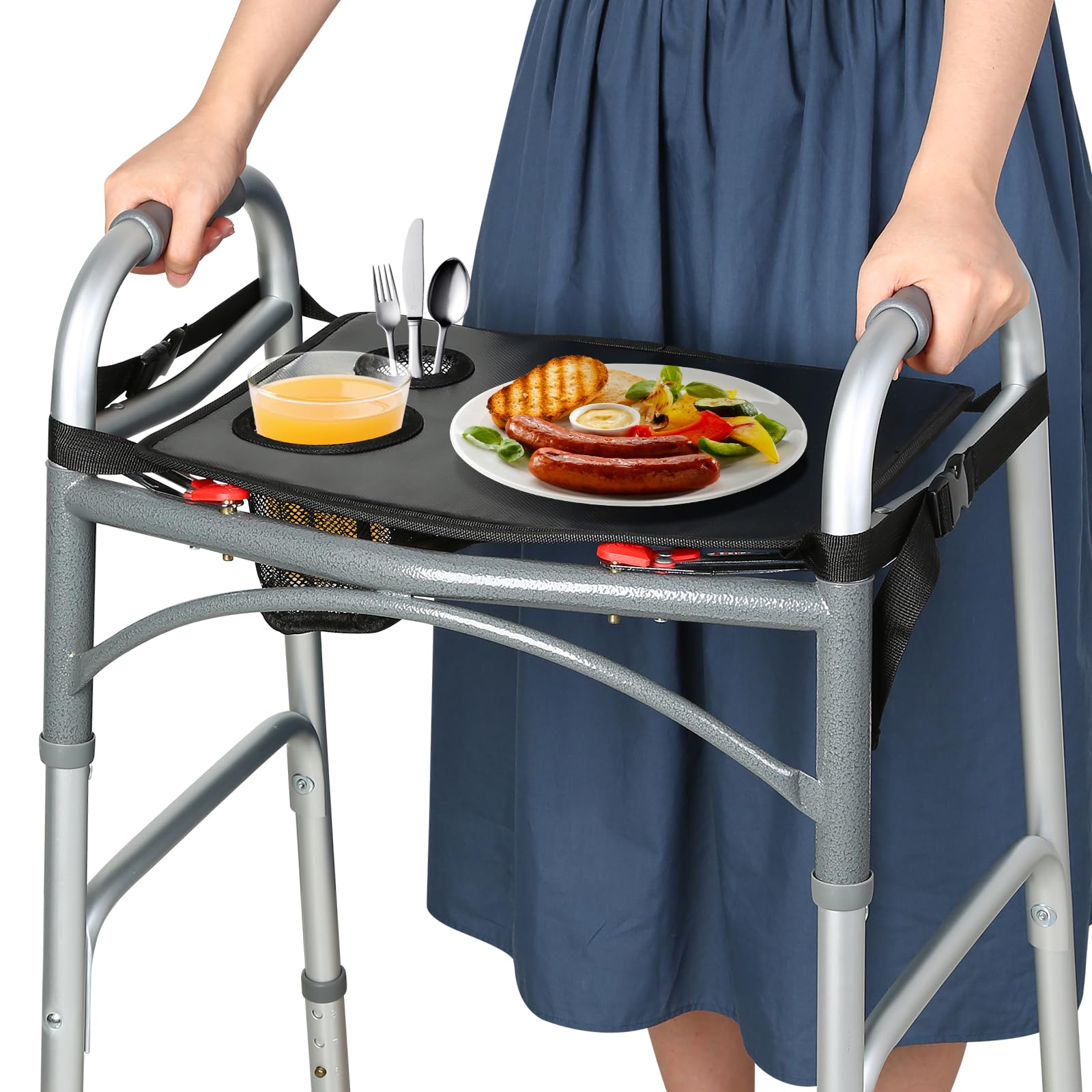 Amazon.com: HOOMTREE Walker Tray for Folding Walker, Trays for Walkers ...