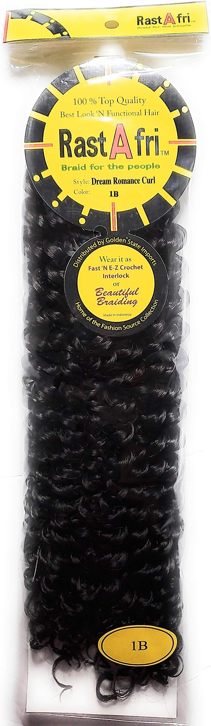 Amazon.com : Rastafri Dream Romance Curl Braiding Hair (6 - Chestnut ...