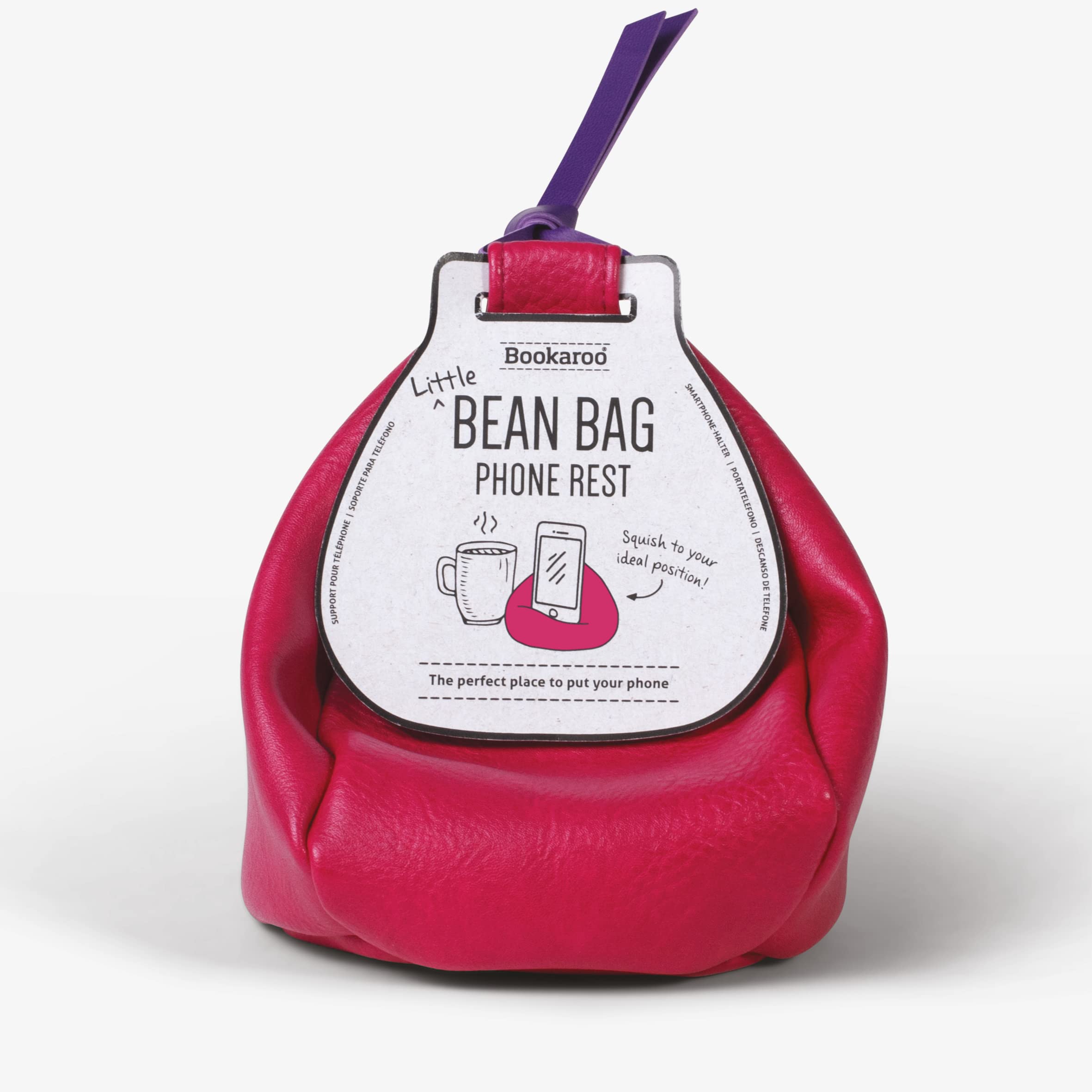 Bookaroo Little Bean Bag Phone Rest - Pink, Phone Holder : Amazon.co.uk ...