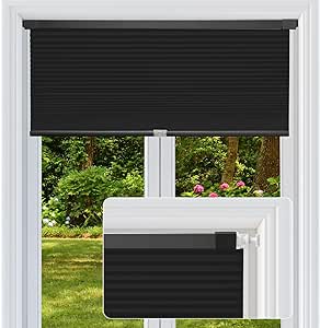 Amazon.com: FabuBlinds Cordless Cellular Shades, No Drill No Tools ...