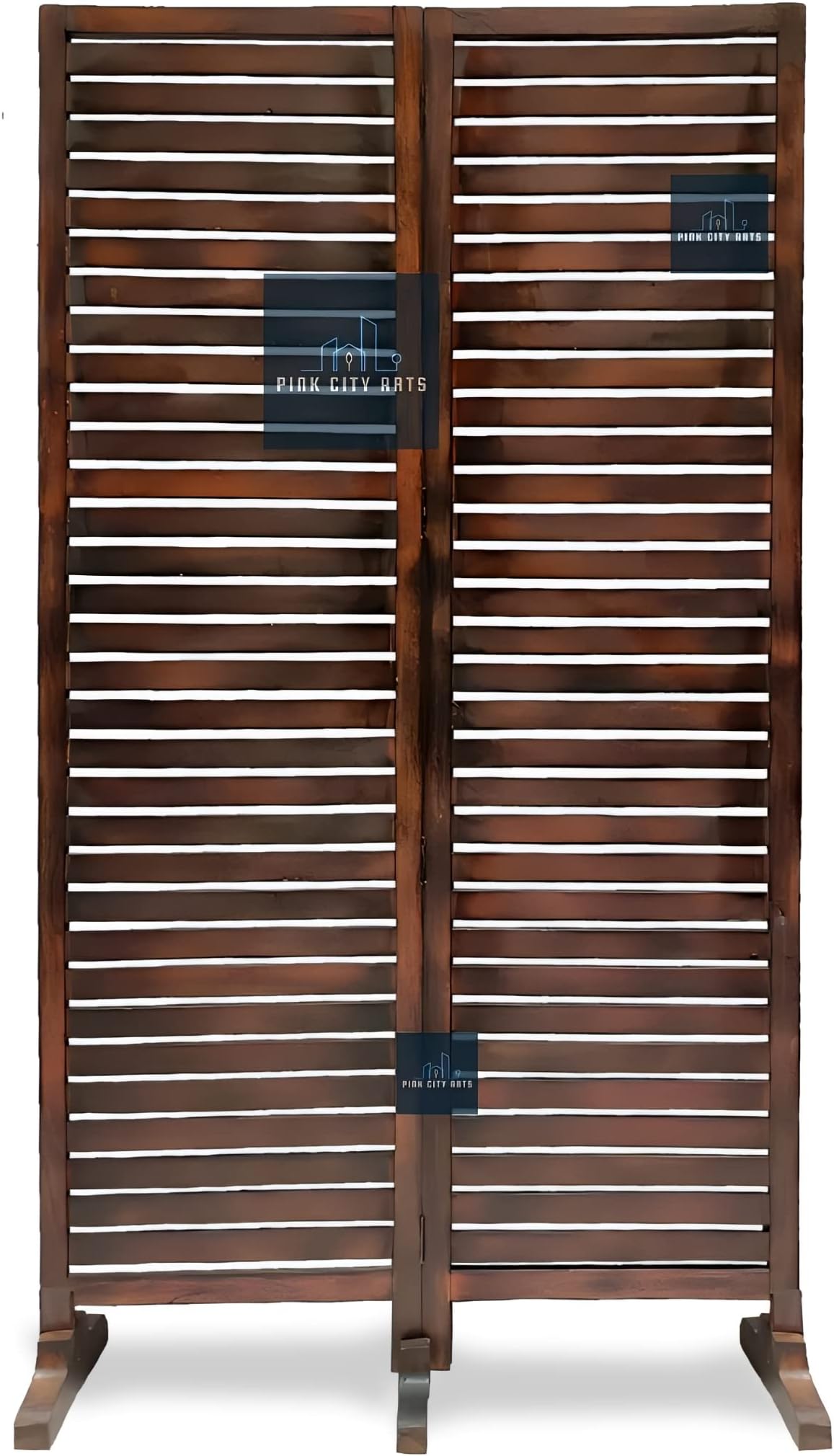 CRAFT DECOR Wooden Room Partition for Living Room, Wood Screen ...