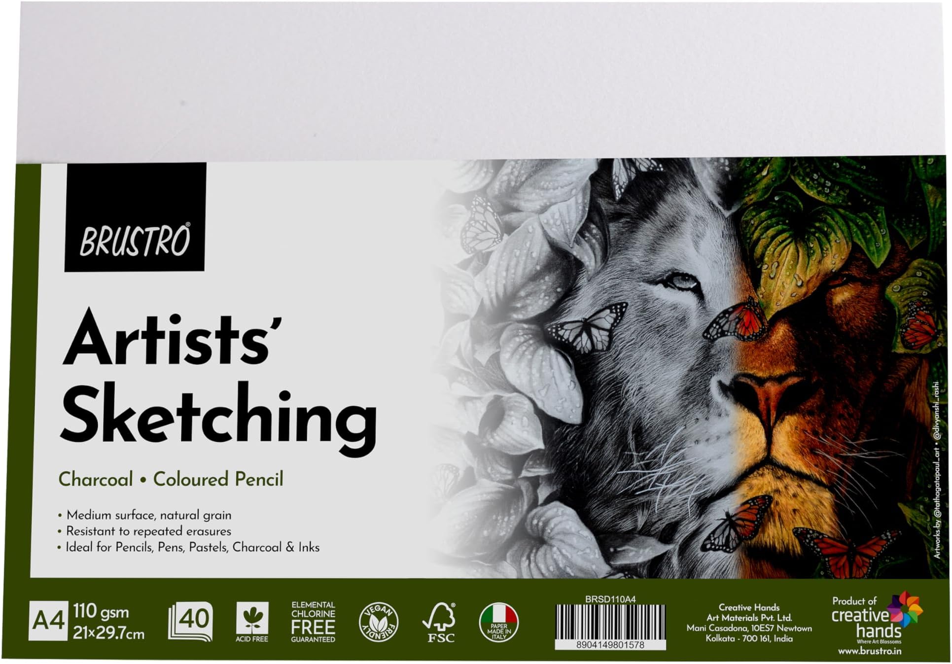 PG Creations Ivory Sheets A4 for Drawing, 8.3x11.7 Inch, A4 Size ...