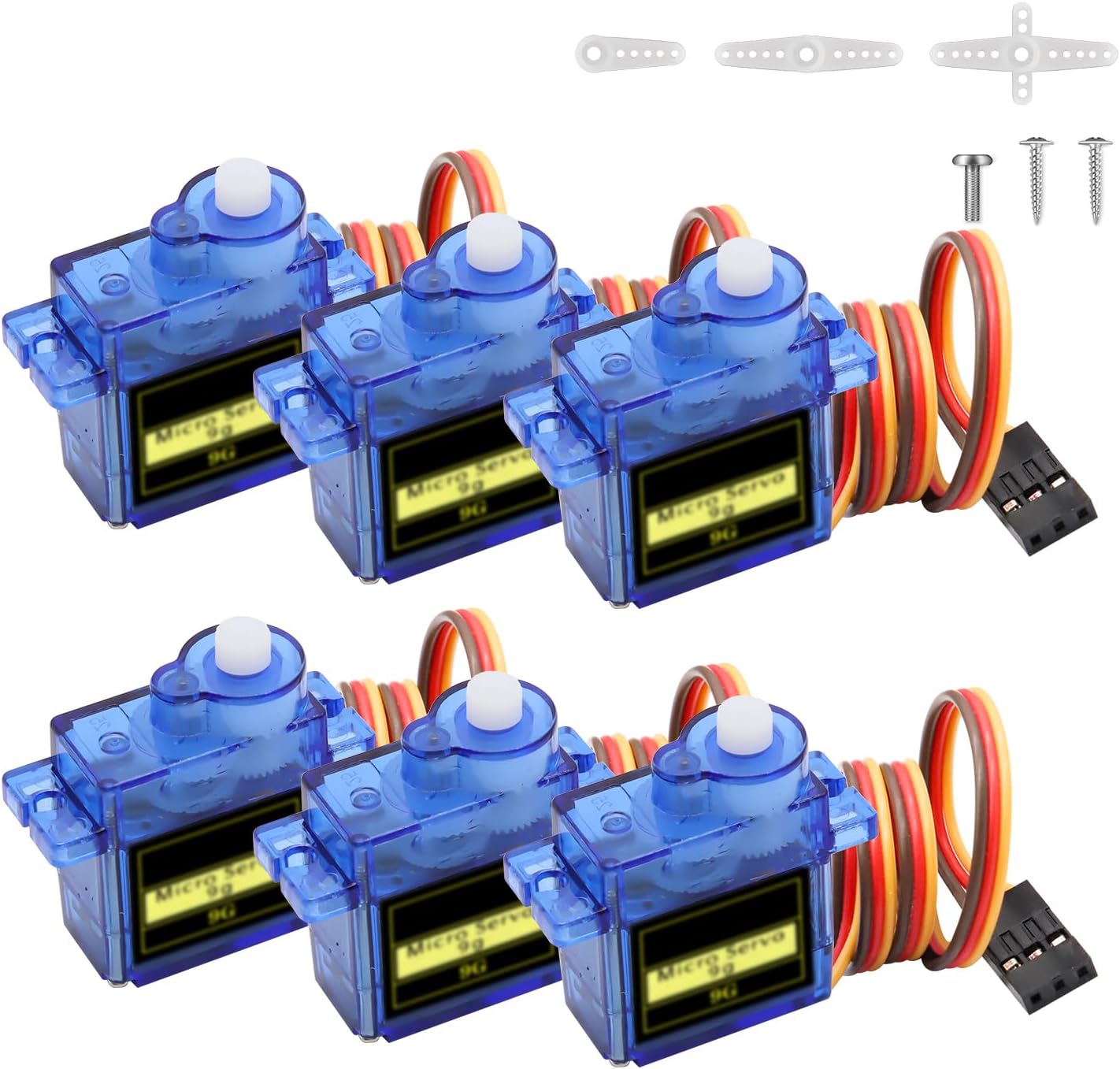 ARCELI 2Pcs 9G Mini Micro Servo Motor für Hand/RC Robot Arm/Gehen ...