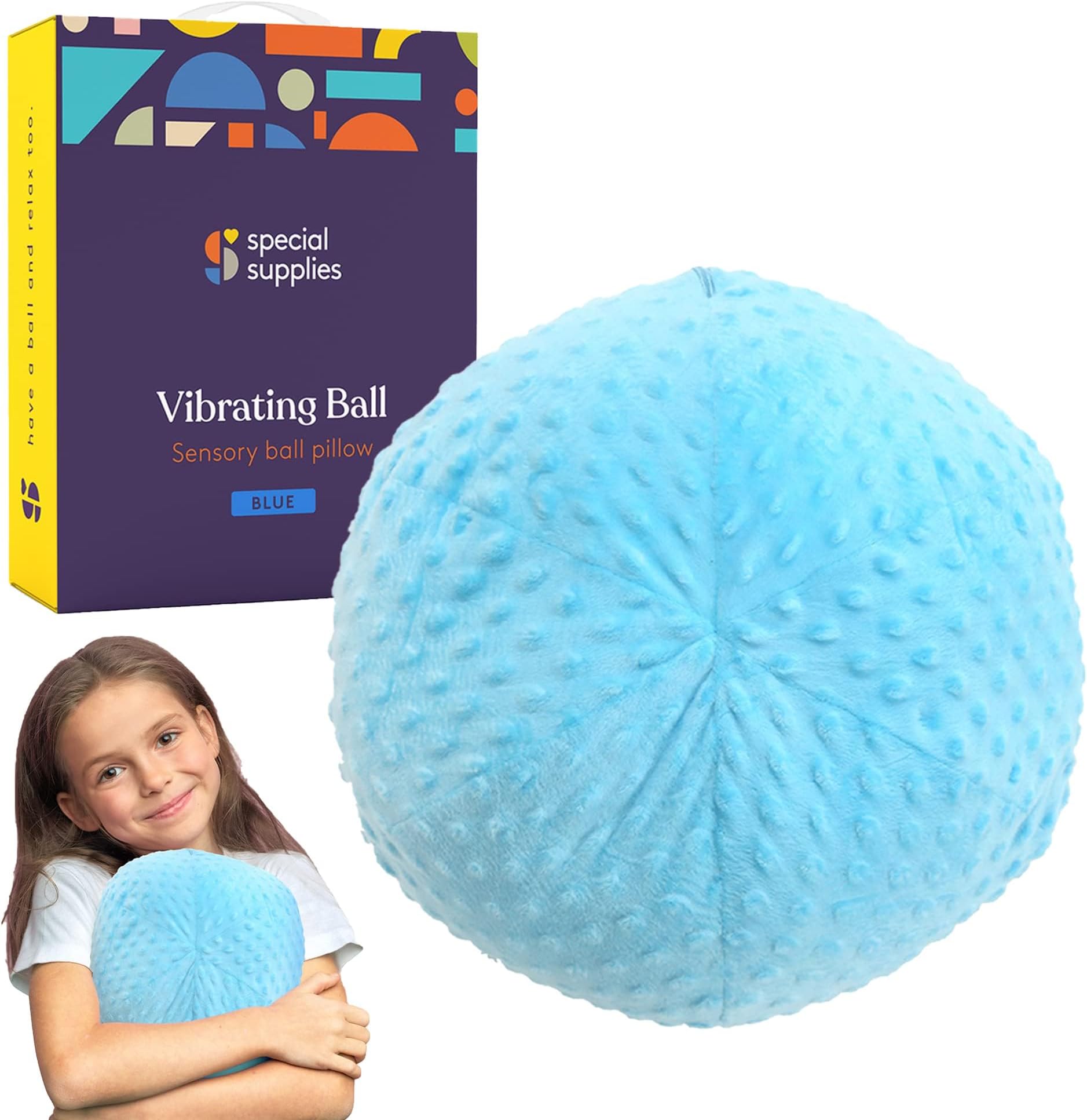 Amazon.com: Bright Autism Texturized Vibrating Sensory Pillow – Dual ...