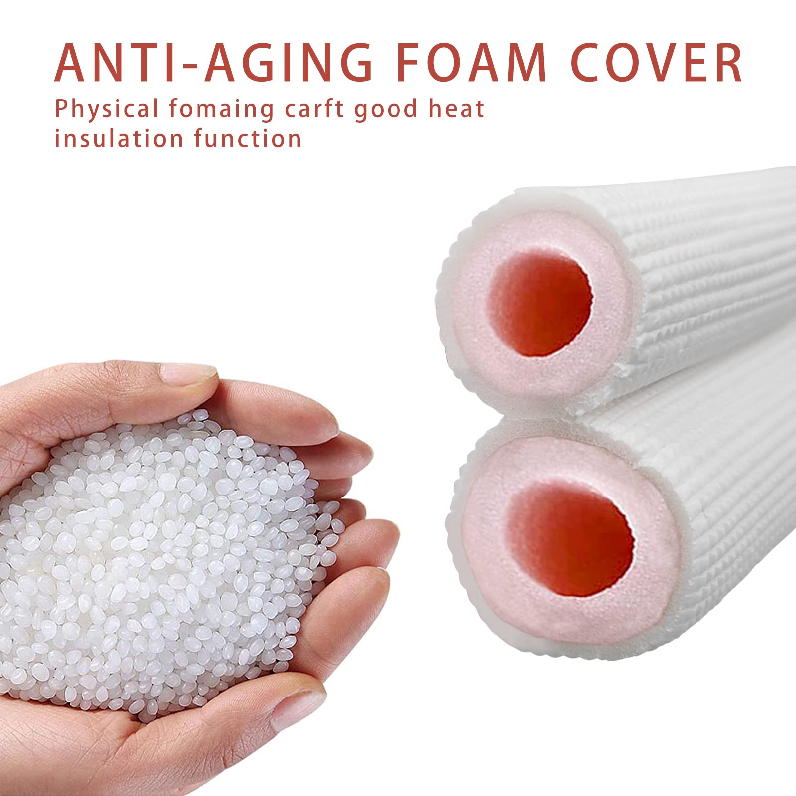 Snapklik.com : Mini Split Line Set 1/4" & 3/8" Insulated Copper ...