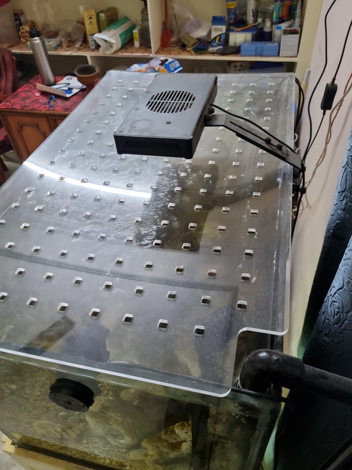 Aquarium Lid - 5mm Thick Transparent Top Lid for Fish Aquarium Tank ...