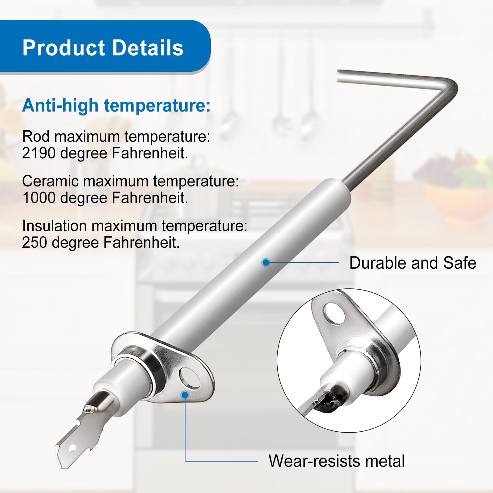 Snapklik.com : Hunter-wish 69W43 Flame Sensor For Lennox Furnace ...