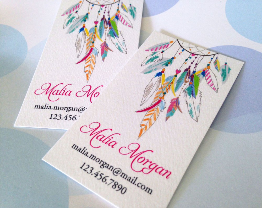 Amazon.com: Business Cards, Custom Calling Cards, set of 50 : Office ...