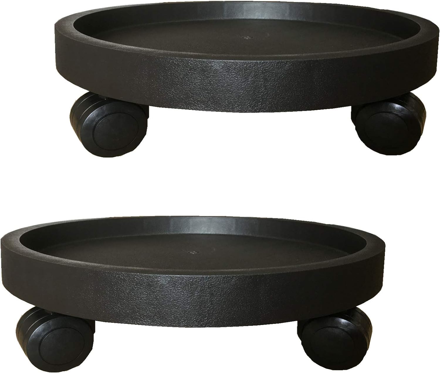 2 Pack Of 11 Inch Heavy Duty Plant Caddy With Wheels Rolling Plant