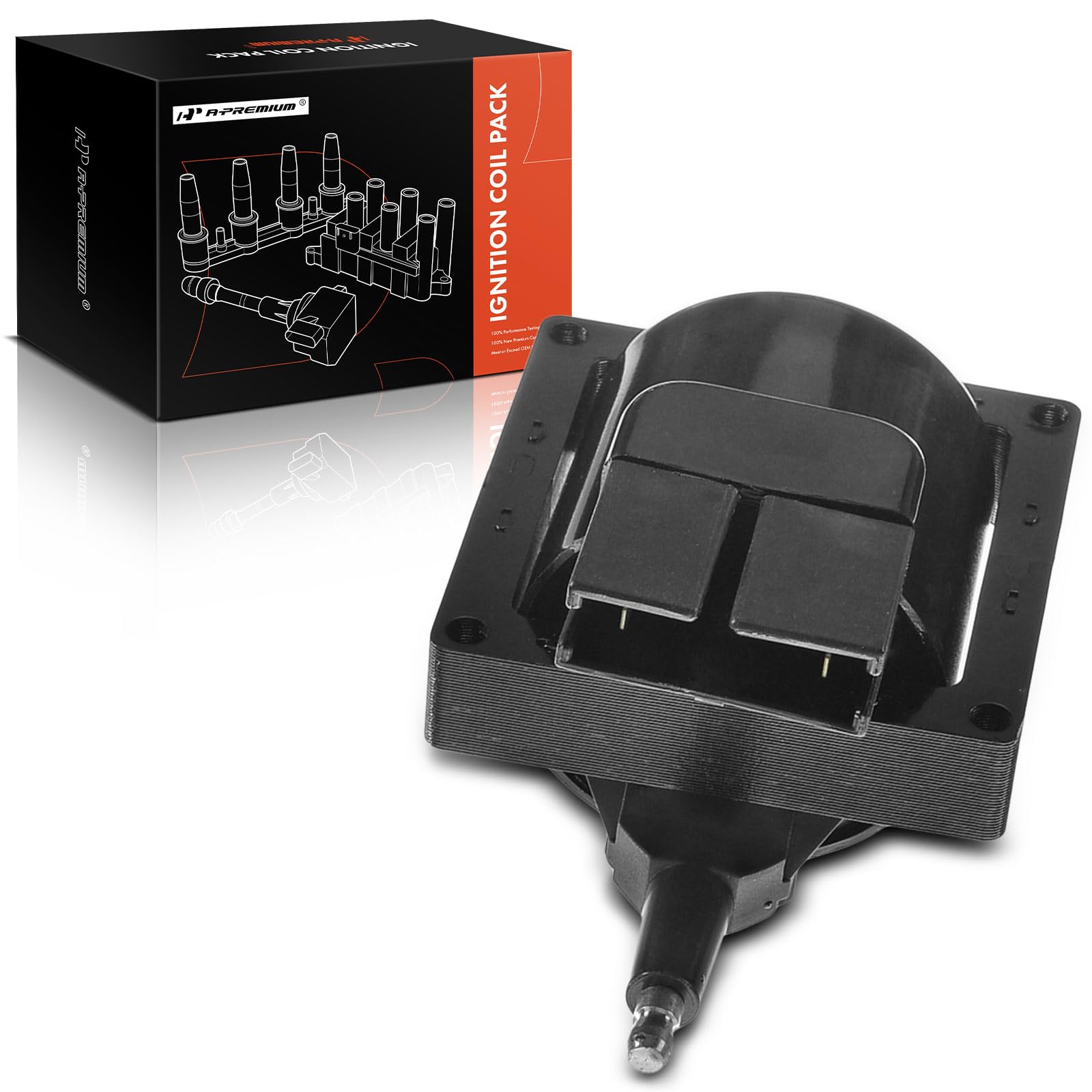 A-Premium Engine Ignition Coil Packs Compatible with Ford F-150 F-250 F ...