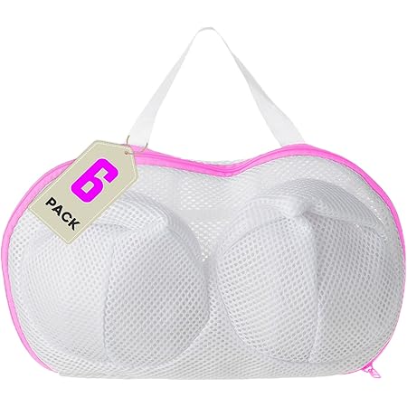 Amazon.com: Laundry Bra Bags, 2pcs, Holds 8 most bra sizes, Cleans ...