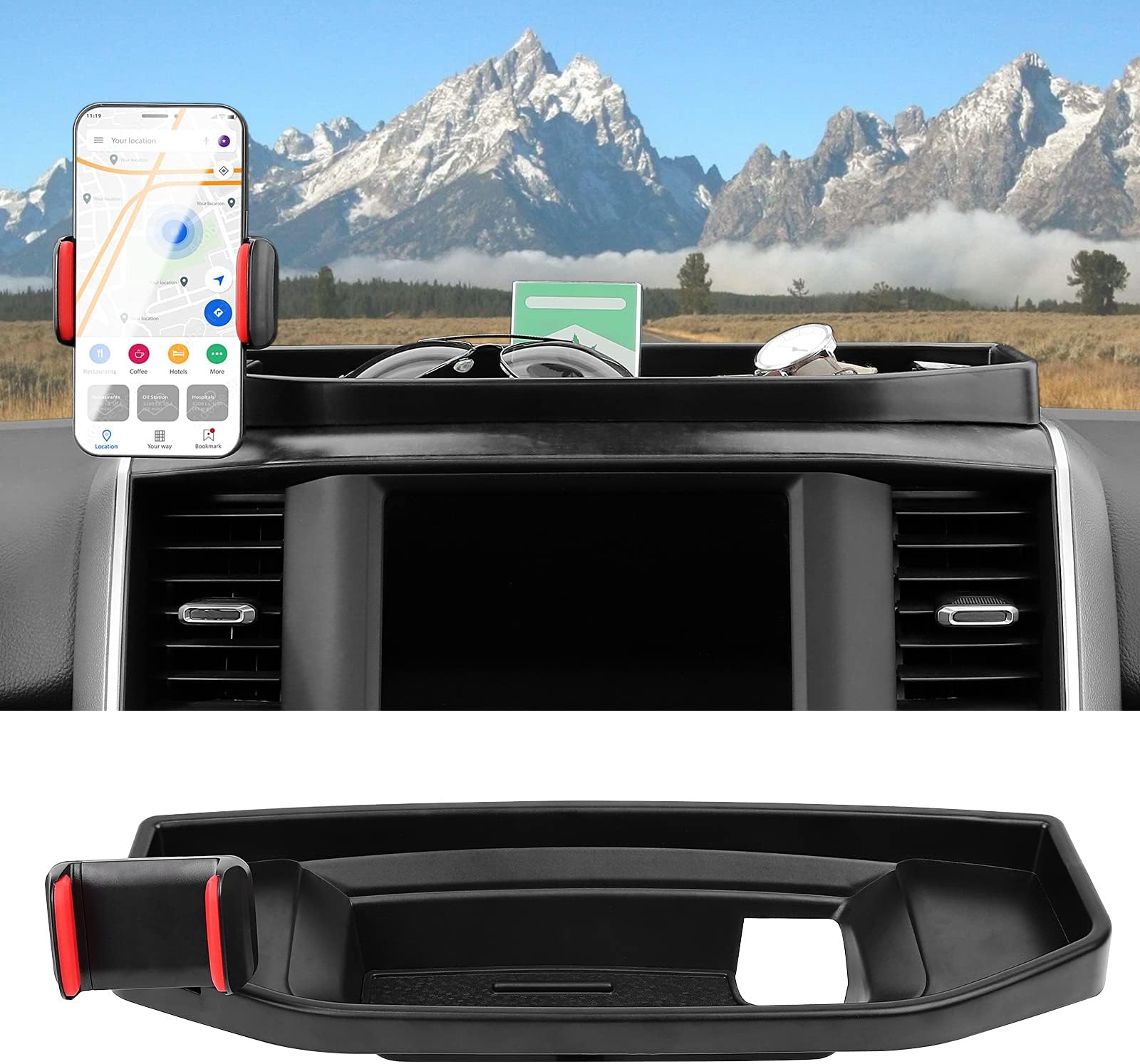 Amazon.com: Course Motorsports Direct Fit Phone Mount - Dodge Ram ...