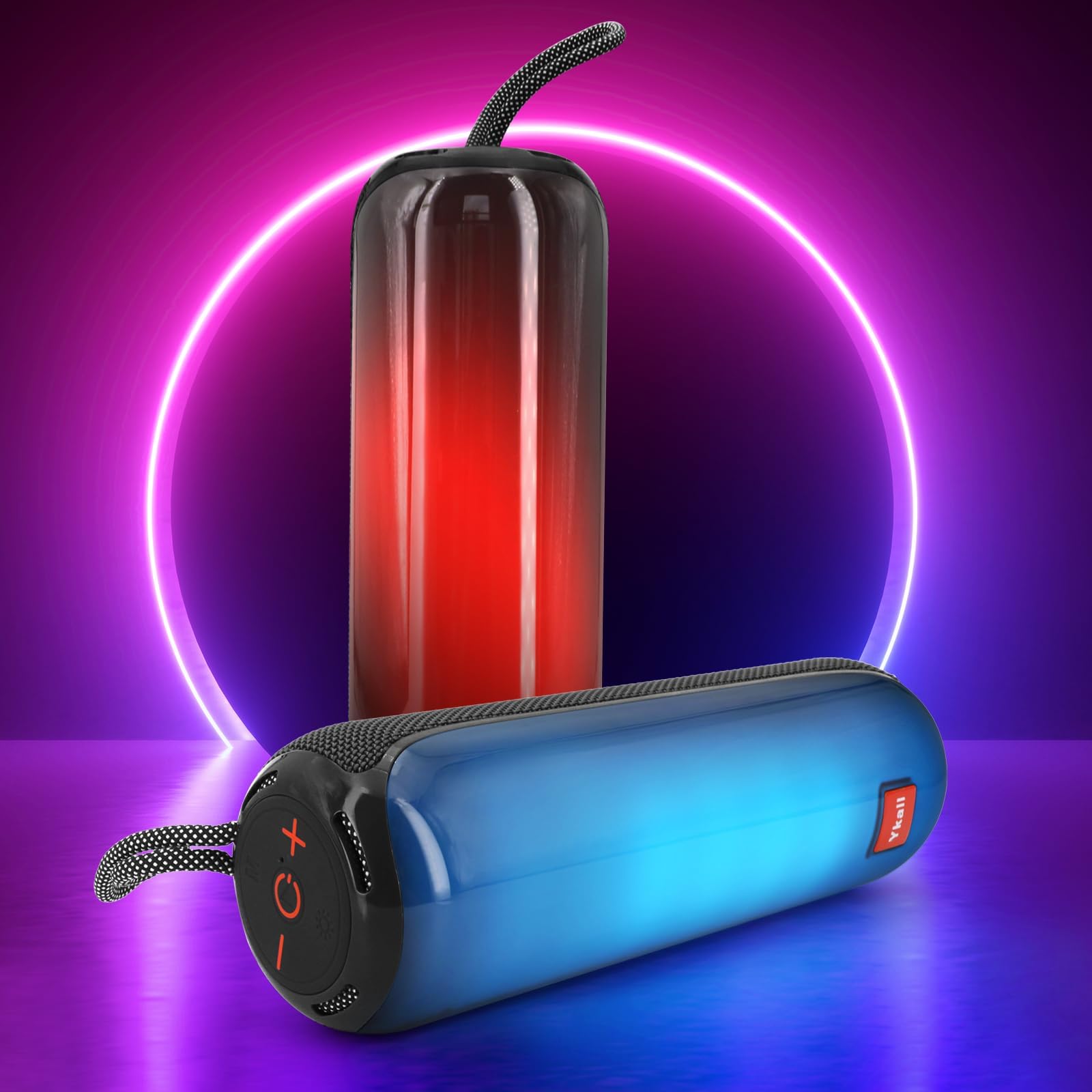 Ykall Altavoz Bluetooth 20W, Bluetooth Portátil con Radio FM ...