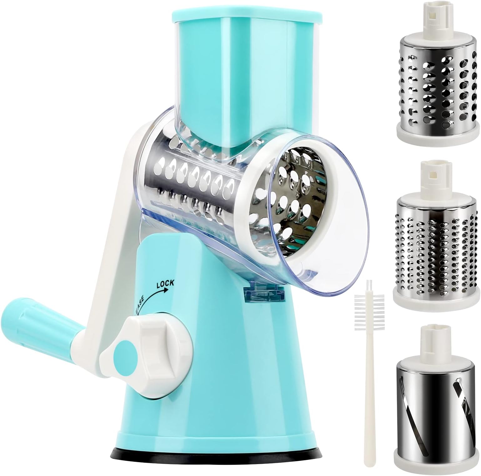 Amazon.com: Rotary Cheese Grater with Handle Shredder Multifunctional ...