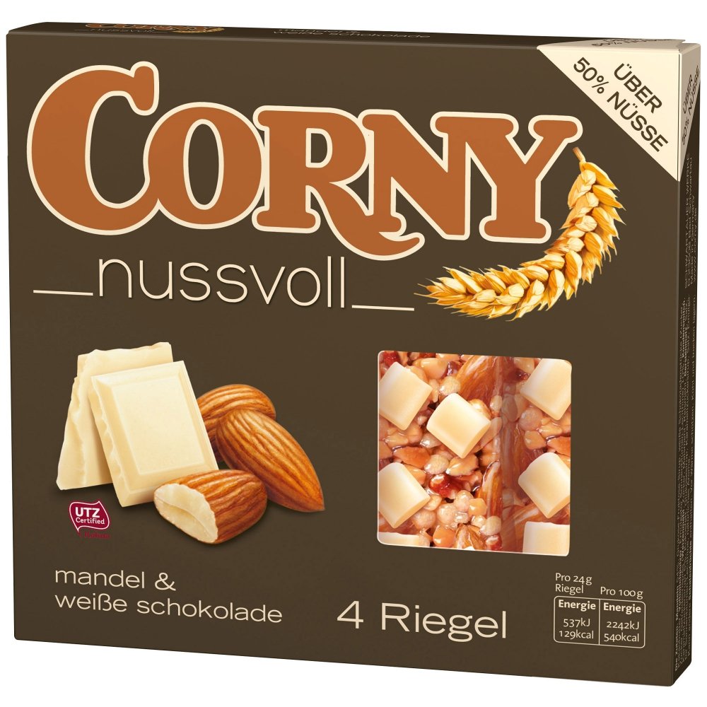 Amazon.com: Corny Almond White Chocolate Muesli Bar - Pack of 2 ...