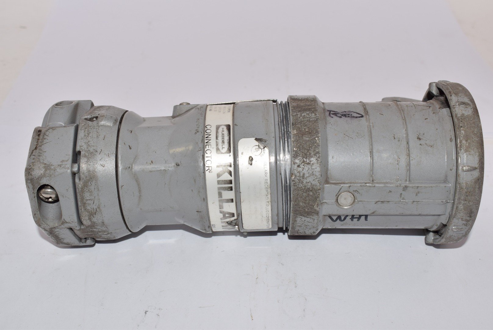 Killark VPR6465 Pin and Sleeve Connector, 3 Wire, 4 Pole, 60 Amp, 600V ...