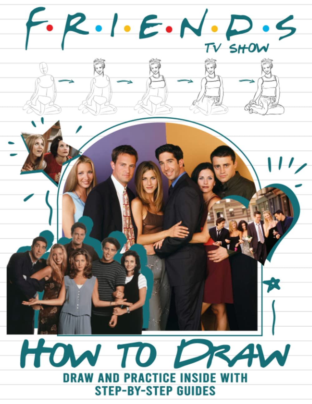 Buy How to Draw Friends Tv Show: Drawing And Coloring Book For Who ...