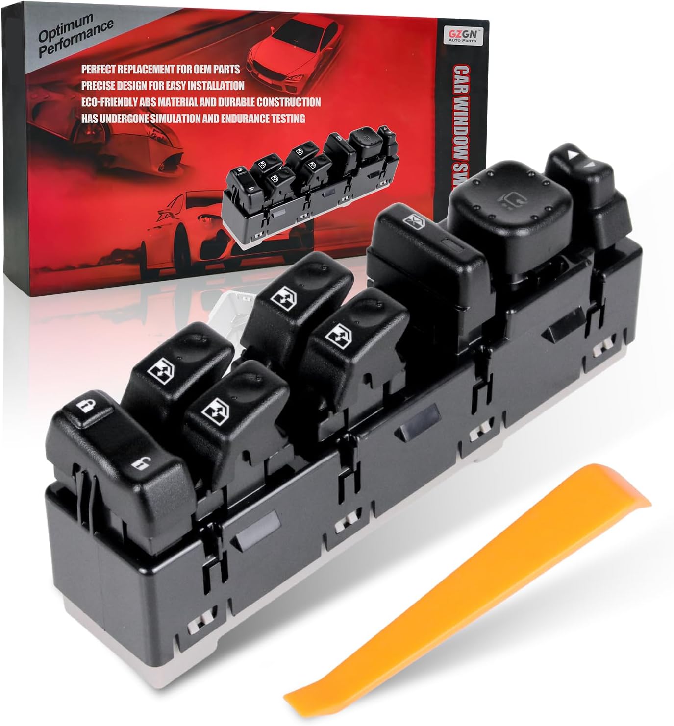 Amazon.com: MOTOKU Black Master Power Door Lock Window Switch & Bezel ...