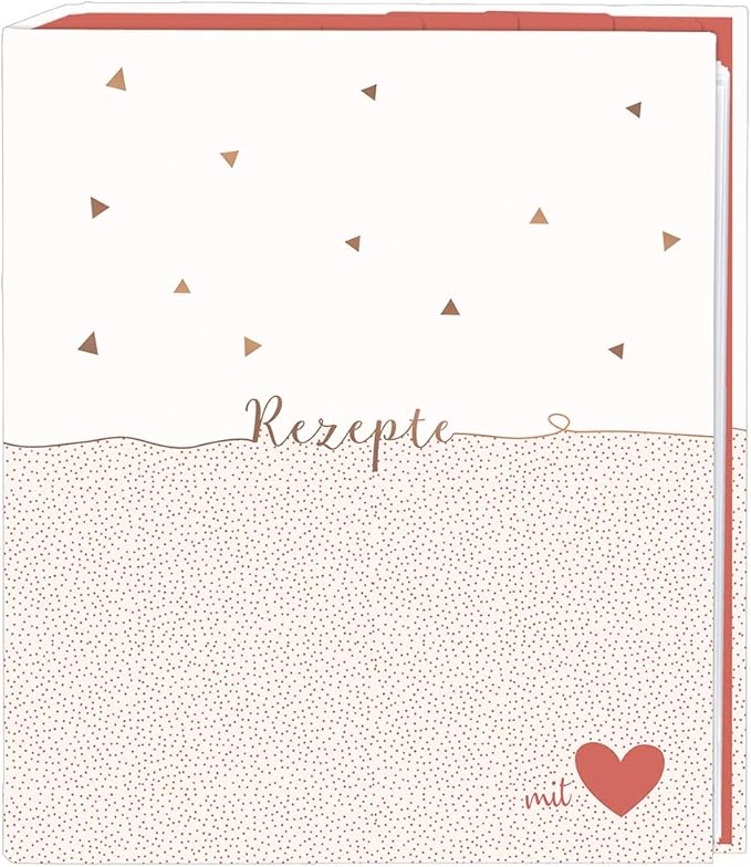 Amazon.com : Recipe Folder Recipes with Heart DIN A5 Cook & Style ...